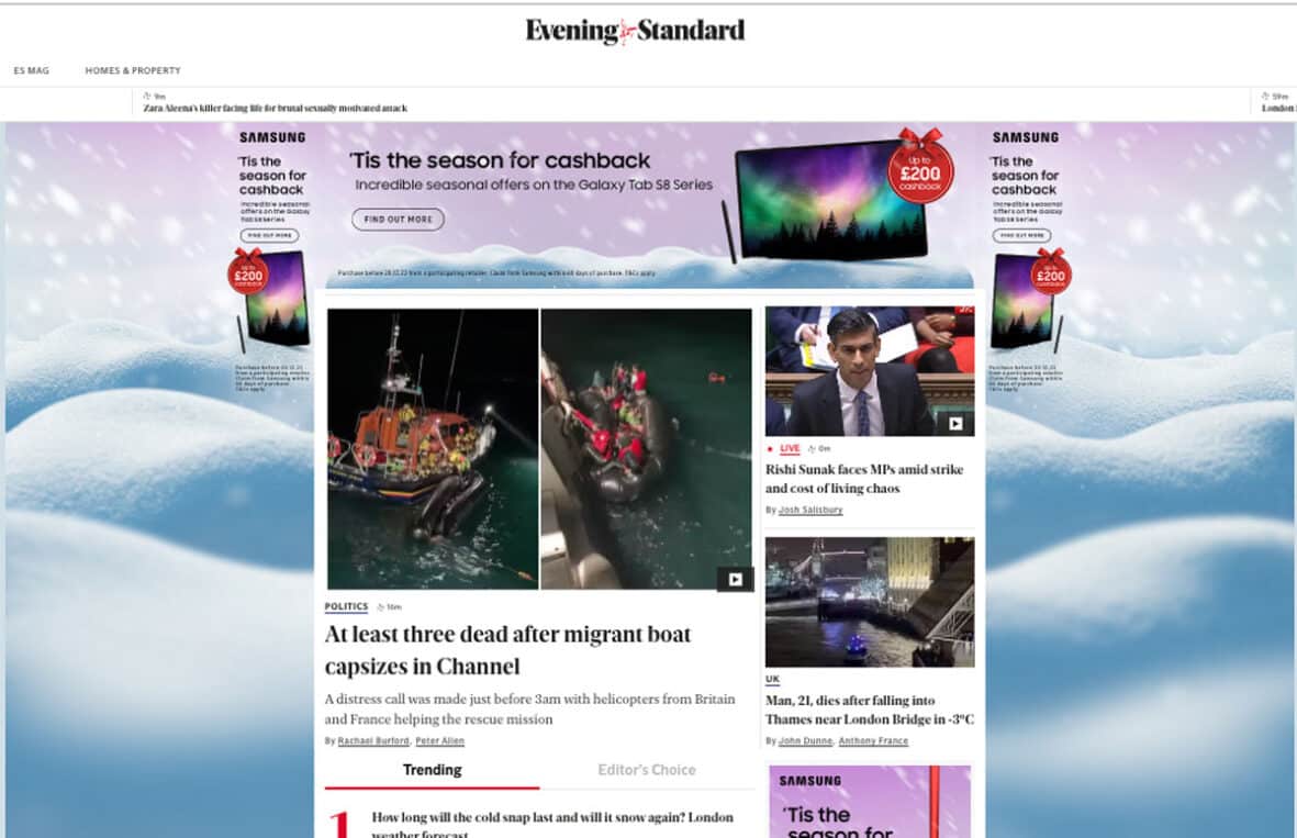 Christmas news brand ads gallery » Newsworks