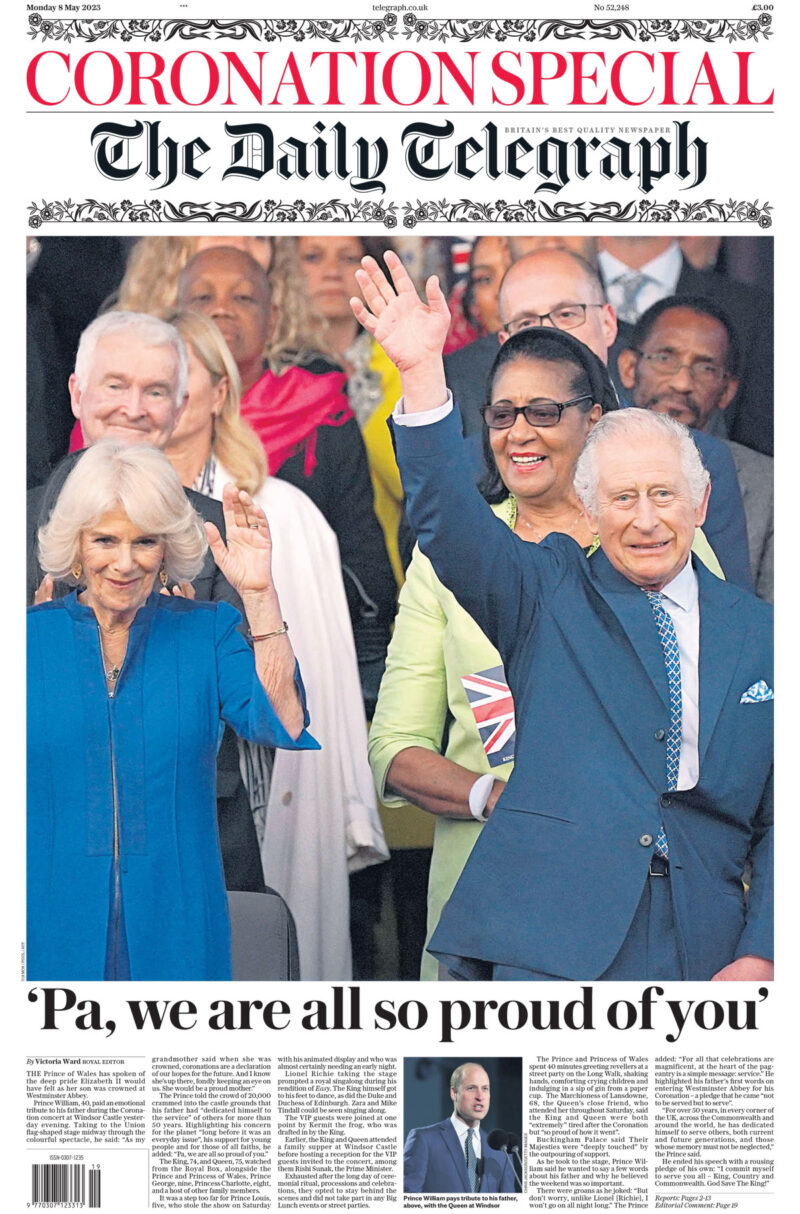 Coronation front pages gallery » Newsworks