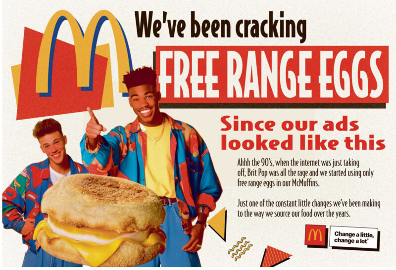 McDonald's takes readers back to the 90s in Times pullout » Newsworks