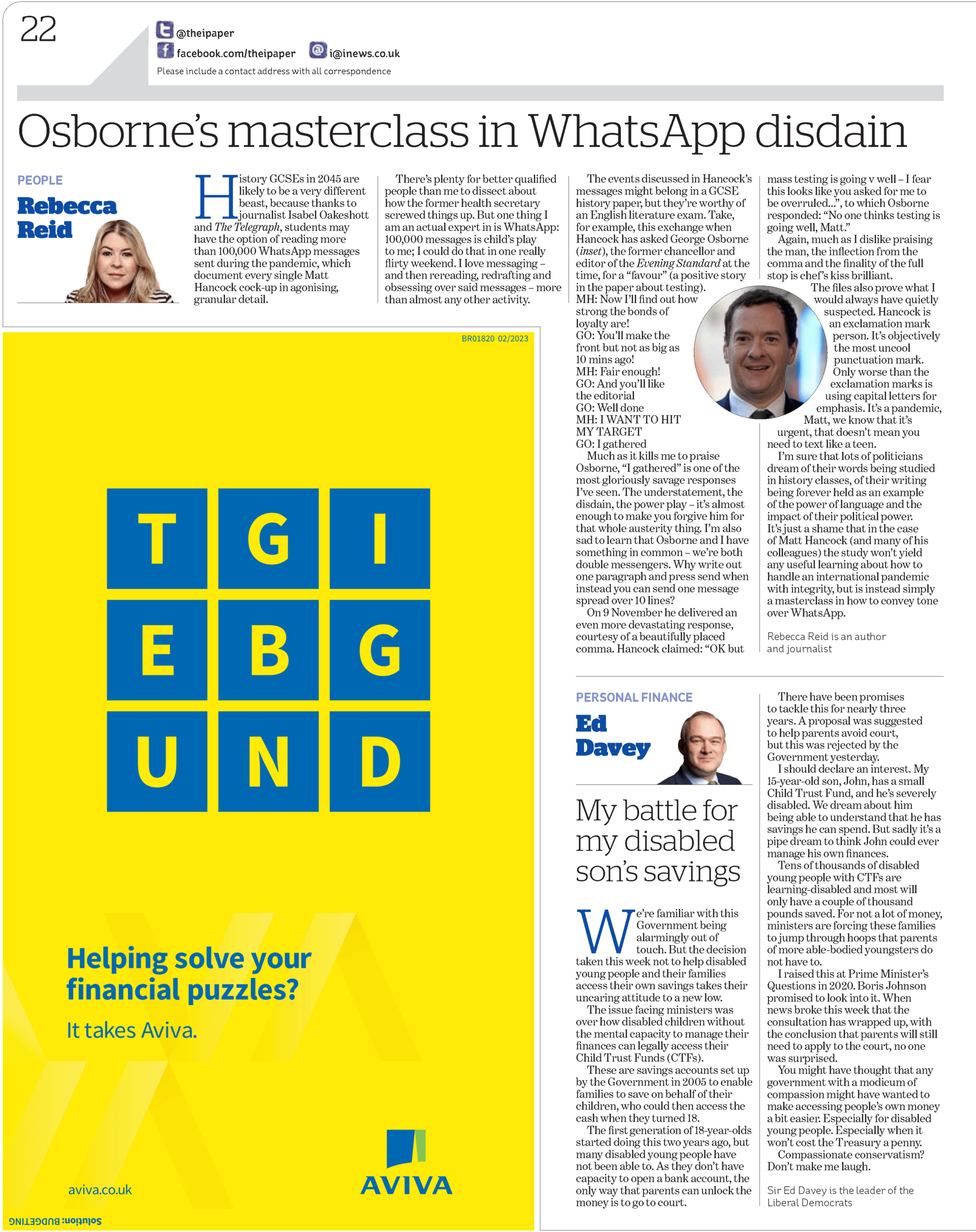 Aviva - Innovative contexts help solve financial puzzles » Newsworks