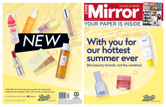 Boots sees out summer in style in weekend cover wrap » Newsworks