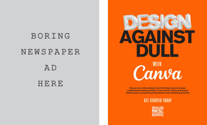 Canva showcases its bold creative with Metro's faux front page » Newsworks