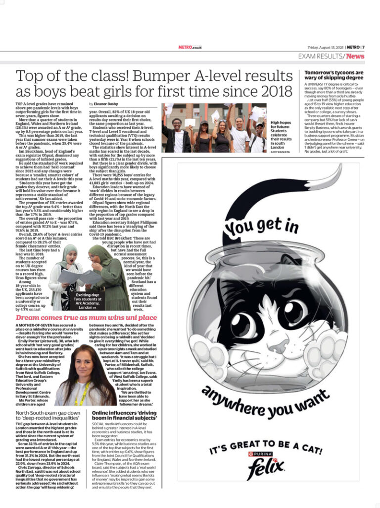 Stand out ads this week including Felix and Premier Inn » Newsworks