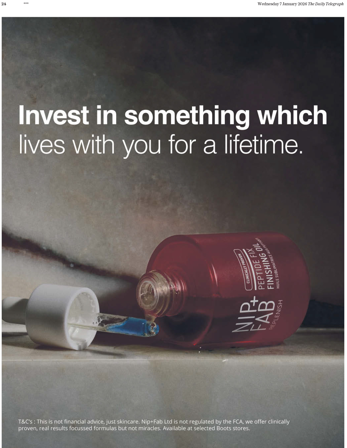 Stand out ads including Nip+Fab and Tesco Mobile » Newsworks