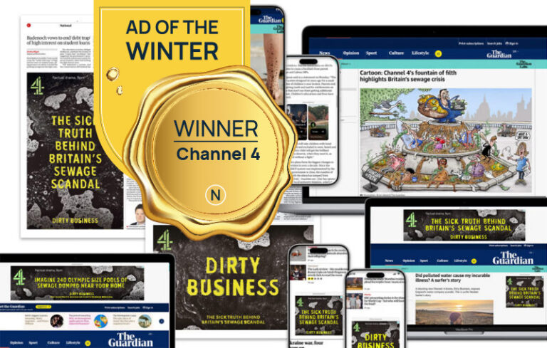 Channel 4 is voted 'ad of the winter' » Newsworks