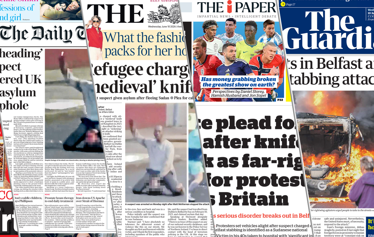 UK national newspapers front pages from today » Newsworks