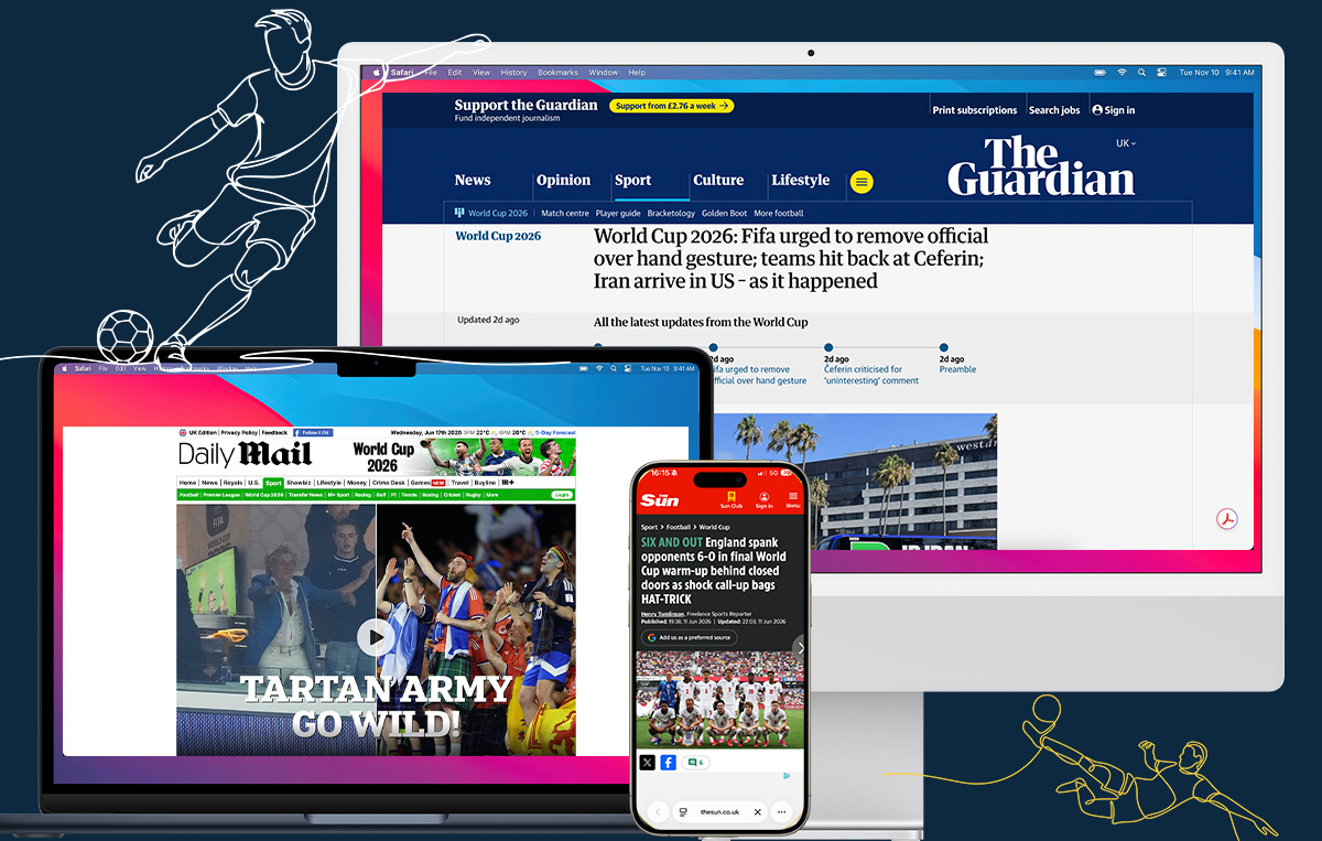 News brands ride World Cup wave as Scotland surge drives early ...